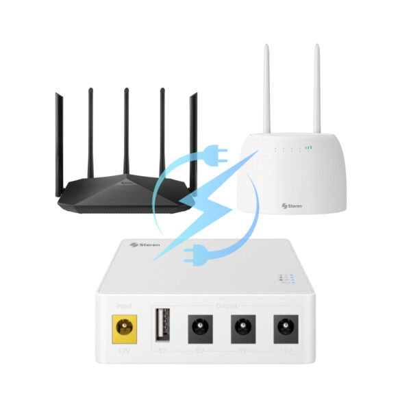 Mini UPS Steren para Modem – 8000mAh – Kölbi Tech Hogar